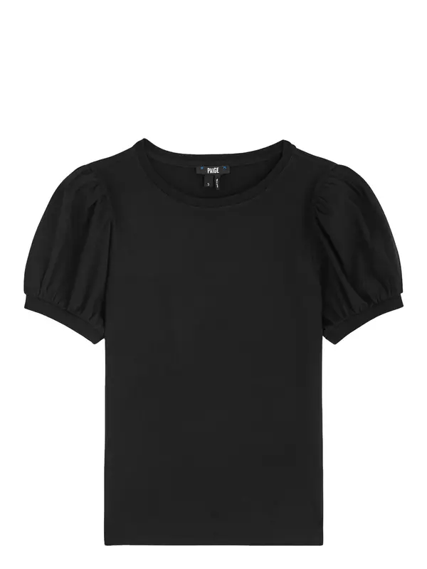 Paige Cotton T-shirt - Black