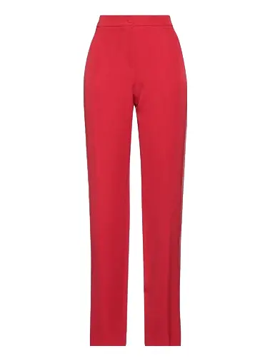CAMILLA MILANO Straight-leg Pants With Appliqués - Red