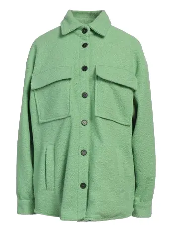 VICOLO Bouclé Shirt - Green