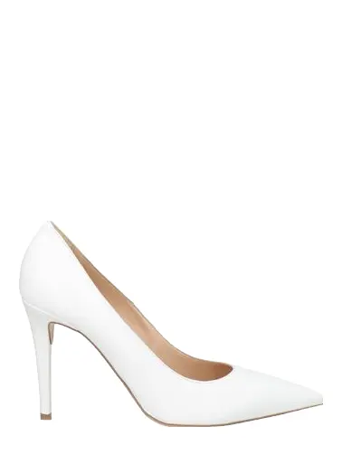 FORMENTINI Leather Stiletto Pumps - White
