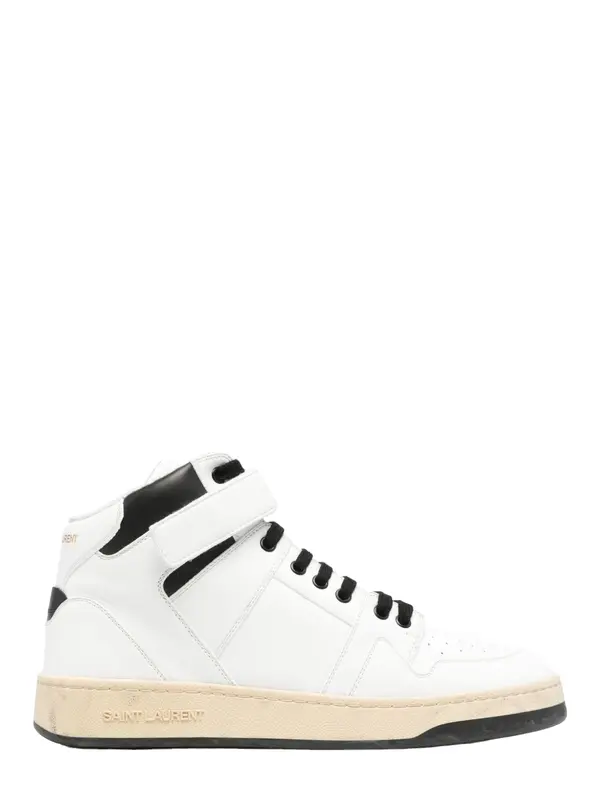 Saint Laurent Lax High-top Sneakers - White