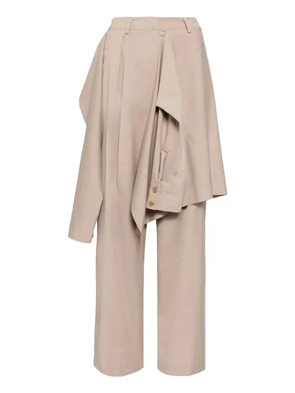 Goen.j Layered Trousers - Neutrals