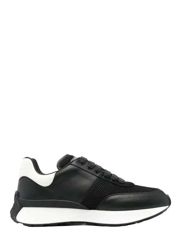 Alexander McQueen Panelled Chunky Sneakers - Black