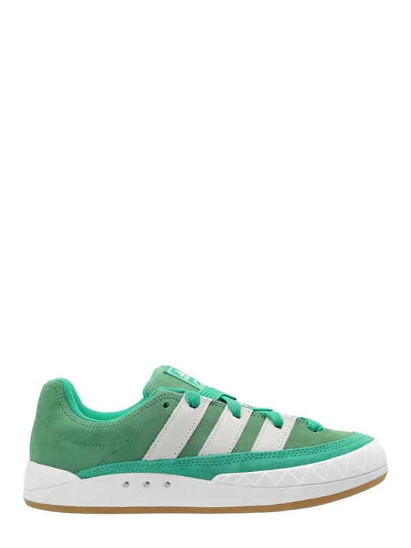 Adidas Adimatic Leather Lace-up Sneakers - Green