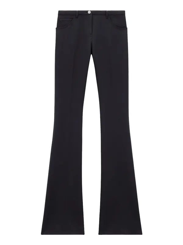 COURREGES Relax Twill Bootcut Trousers - Black