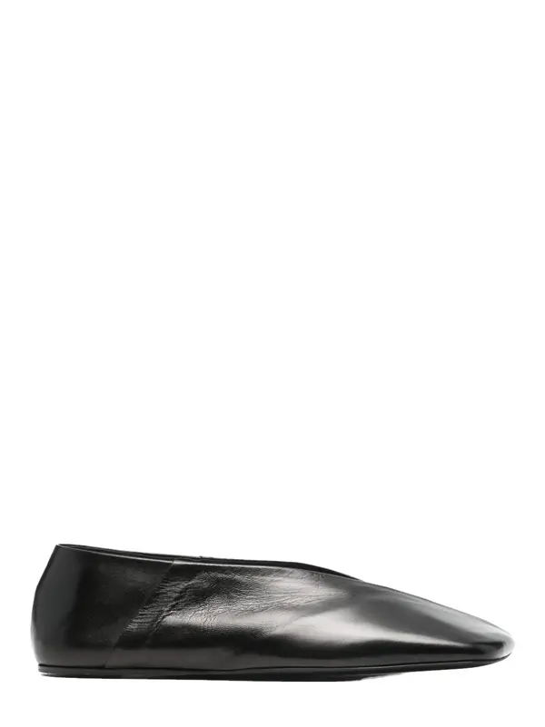 JIL SANDER Tripon Ballerina Shoes - Black