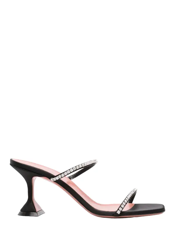 Amina Muaddi Gilda 70mm Sandals - Black