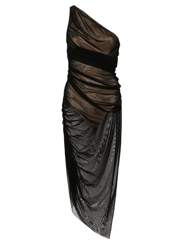 Norma Kamali Diana One-shoulder Gown - Black