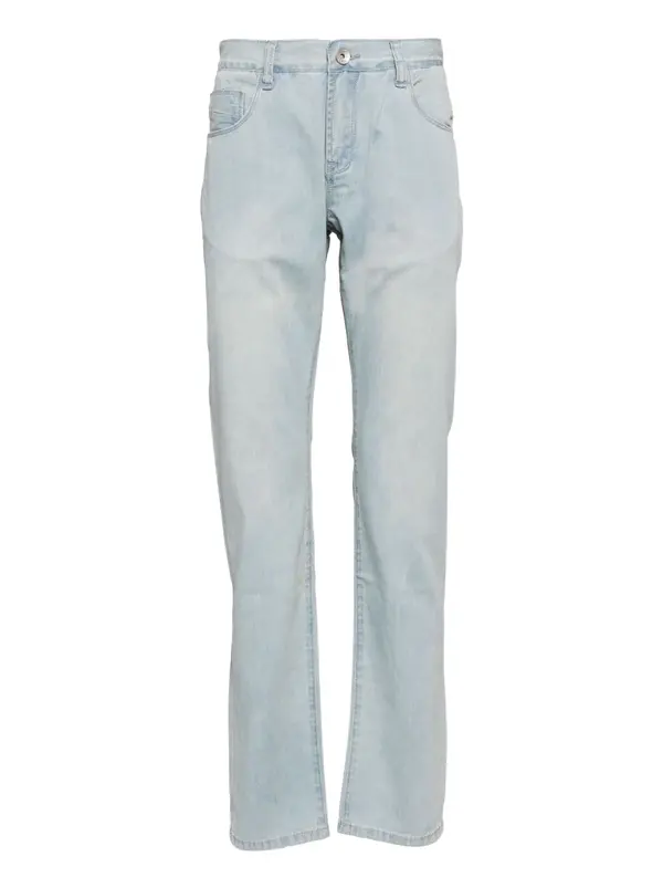 PRIVATE STOCK LABS The William Cotton-blend Jeans - Blue