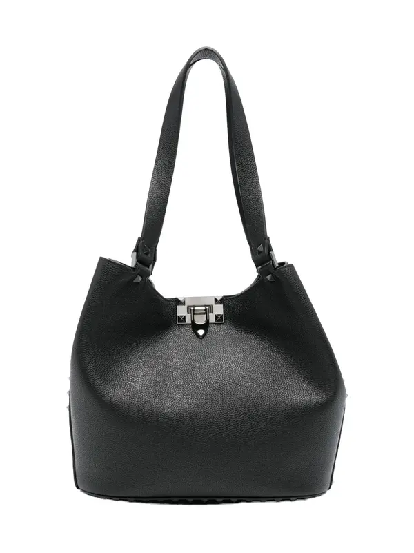 Valentino Garavani Rockstud Embellished Tote - Black