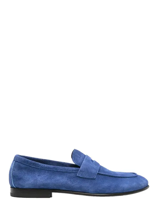 SCAROSSO Gregory Suede Loafers - Blue
