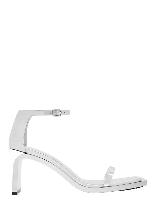 COURREGES Stream Mirror Sandals - Silver