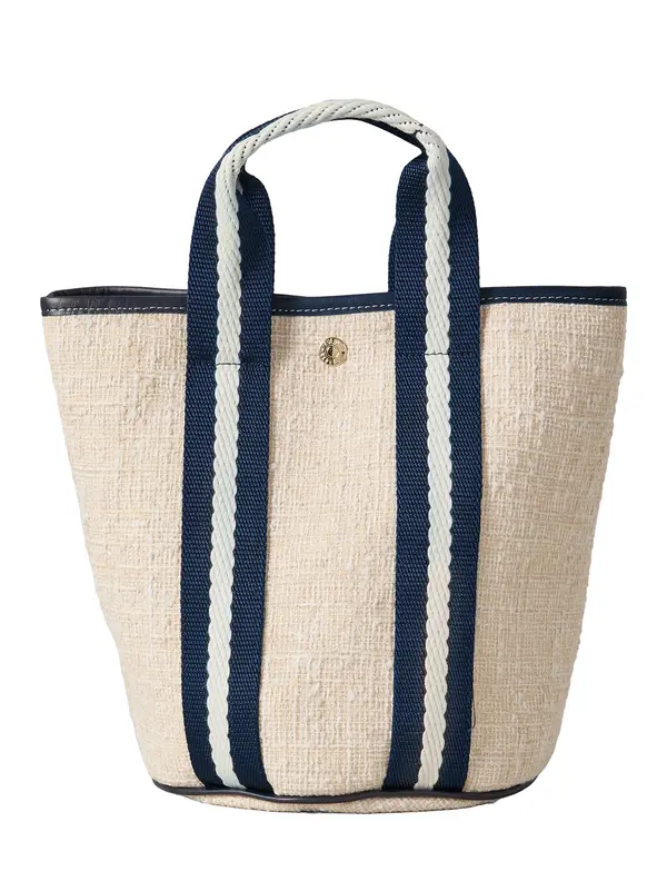 Rue De Verneuil Cruise Bucket Small Canvas Tote - Neutrals