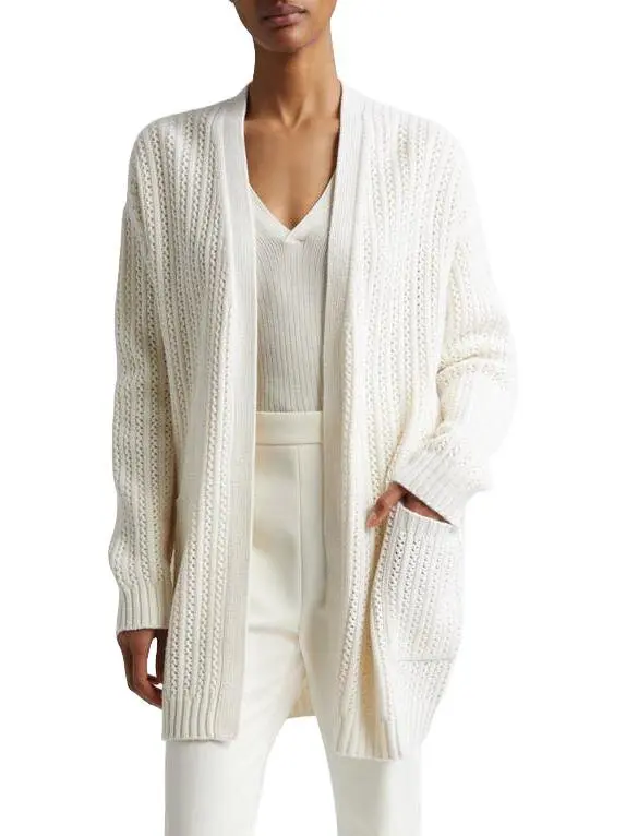 Max Mara Balzac Wool & Cashmere Cardigan - Vanilla