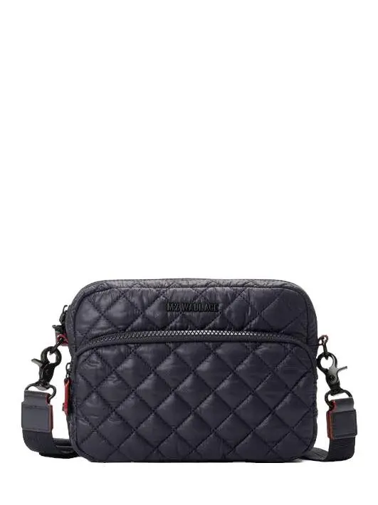 Mz Wallace Small Metro Quilted Camera Bag - Black