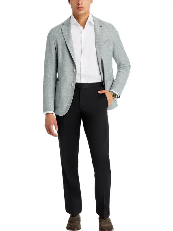BOSS Hanry Melange Slim Fit Sport Coat - Light Pastel Green