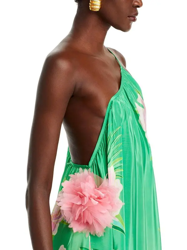 Farm Rio Ruffled Hem Maxi Dress - Floral