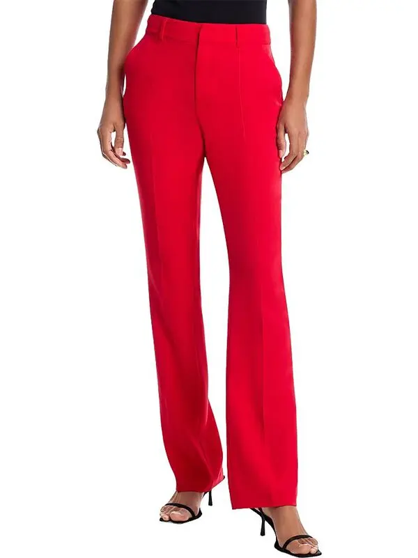 Cinq À Sept Kerry Straight Leg Pants - Red Sapphire