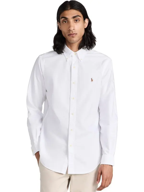 Polo Ralph Lauren Classic Fit Iconic Oxford Shirt - White