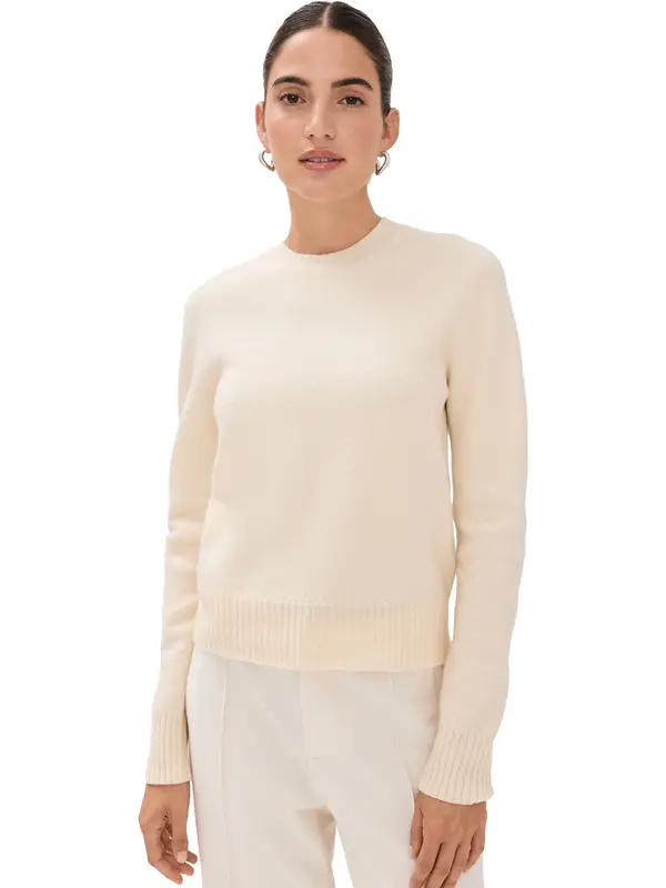 JIL SANDER Long Sleeve Sweater - Natural