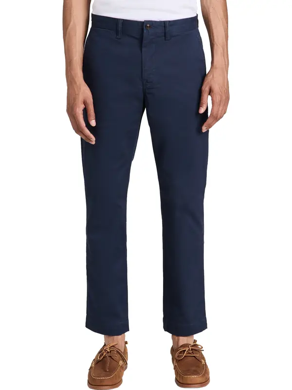 Ralph Lauren Straight Fit Washed Stretch Chino Pants - Nautical Ink