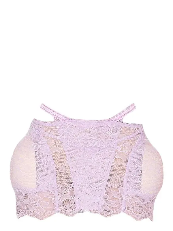 JEAN PAUL GAULTIER X Shayne Oliver Lace Mini Skirt - Lilac