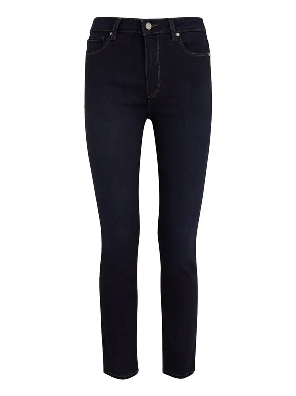 Paige Hoxton Ankle Skinny Jeans - Dark Blue