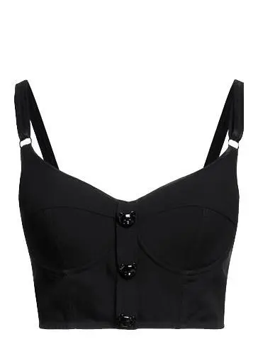 Moschino Cropped Top - Black