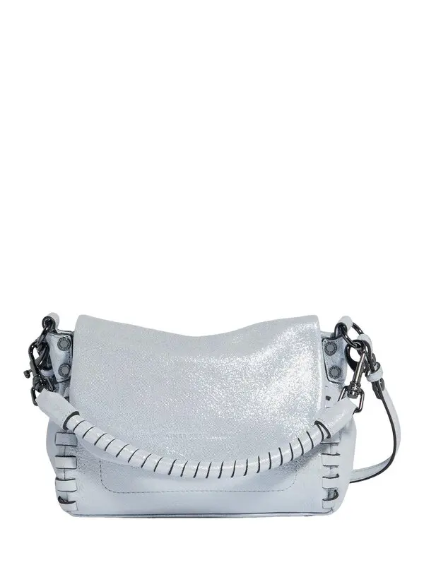 AIMEE Mini Zen Leather Crossbody Bag - Mystic Metallic