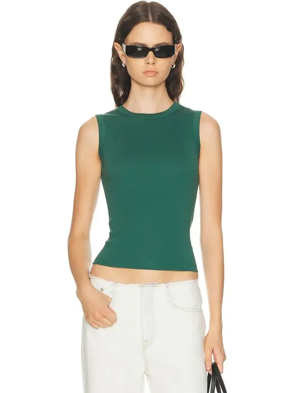 FLORE FLORE Esme Tank Top - Evergreen