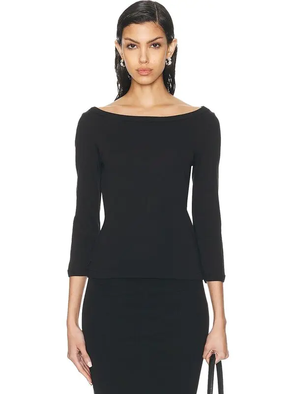 FLORE FLORE Steffi Tee - Black