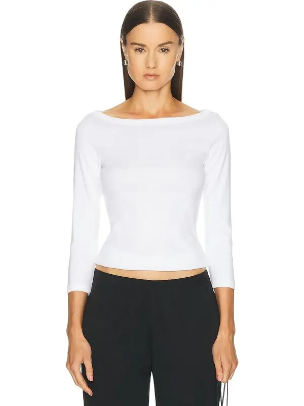 FLORE FLORE Steffi Tee - White