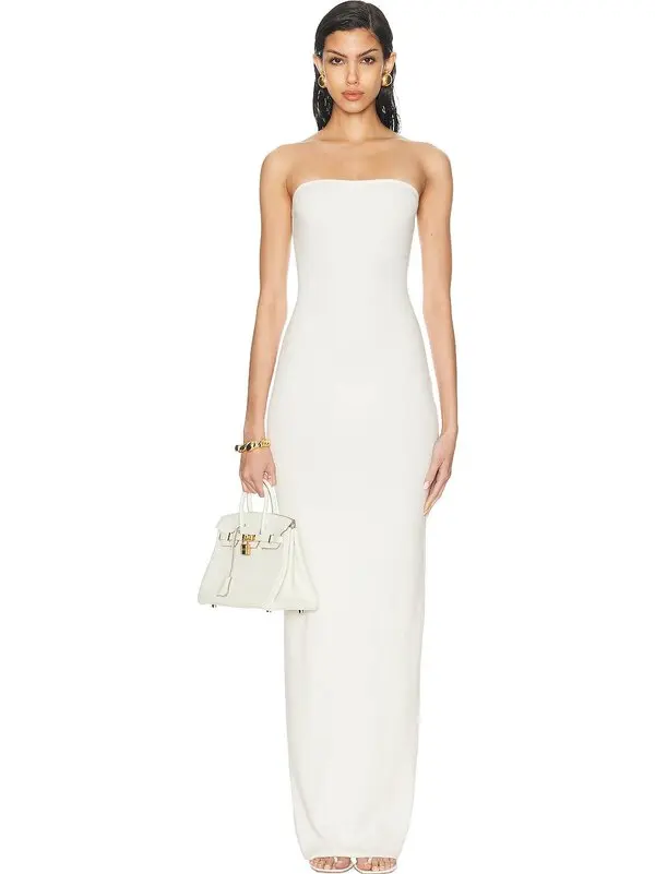 Eterne Tube Maxi Dress - Cream