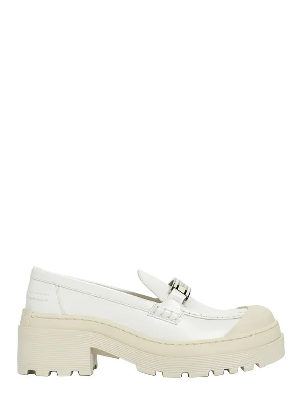 Dior Leather Loafers - White