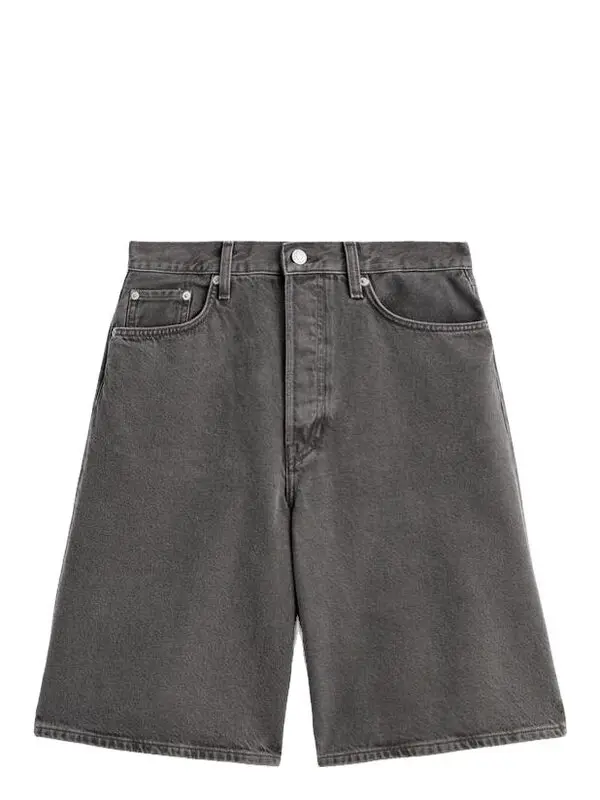 Cos Knee-length Denim Shorts - Brown