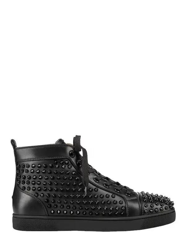 CHRISTIAN LOUBOUTIN Louis Spikes Sneakers - Black