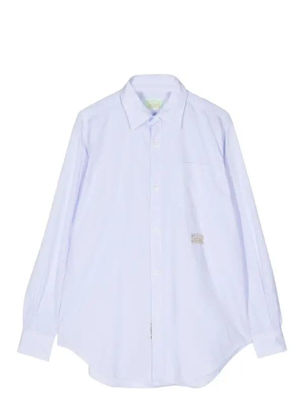 Aries Striped Cotton Shirt - Blue