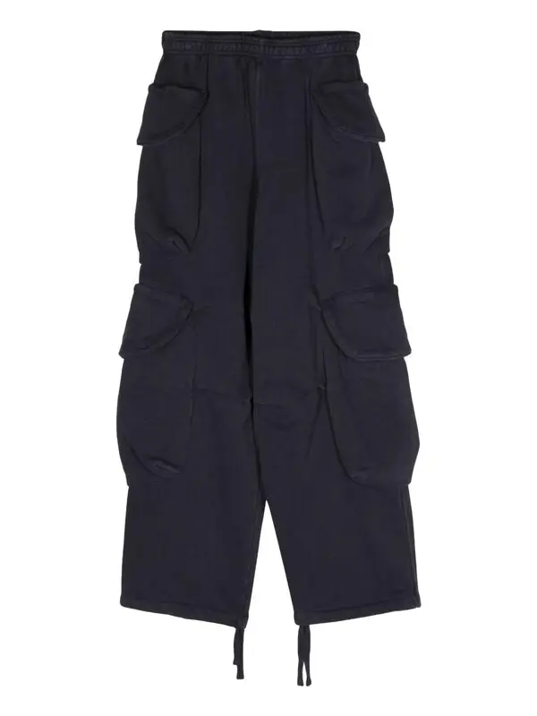 ENTIRE STUDIOS Heavy Gocar Mid-rise Cargo Trousers - Blue