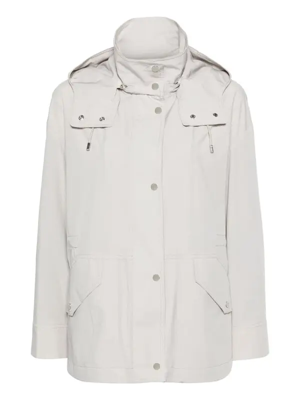 MOORER Gala-knp Hooded Jacket - Grey