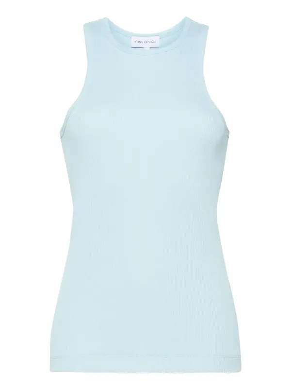 IOANA CIOLACU Baby Ribbed Tank - Blue