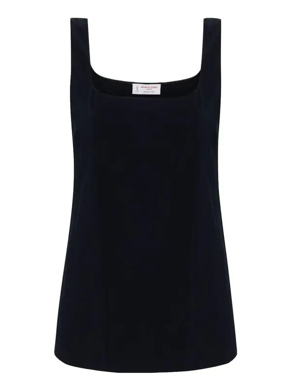 Alberto Biani Stretch-design Sleeveless Top - Blue