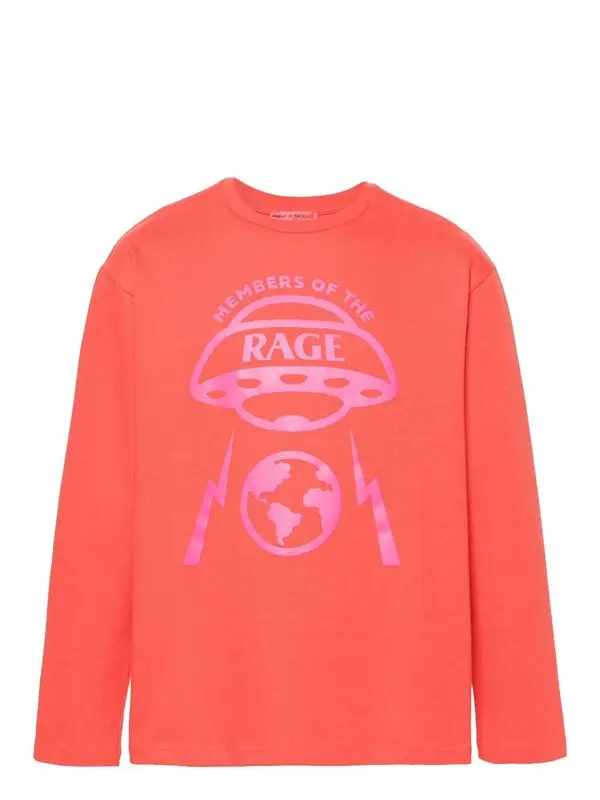 MEMBERS OF THE RAGE Spaceship Cotton T-shirt - Red