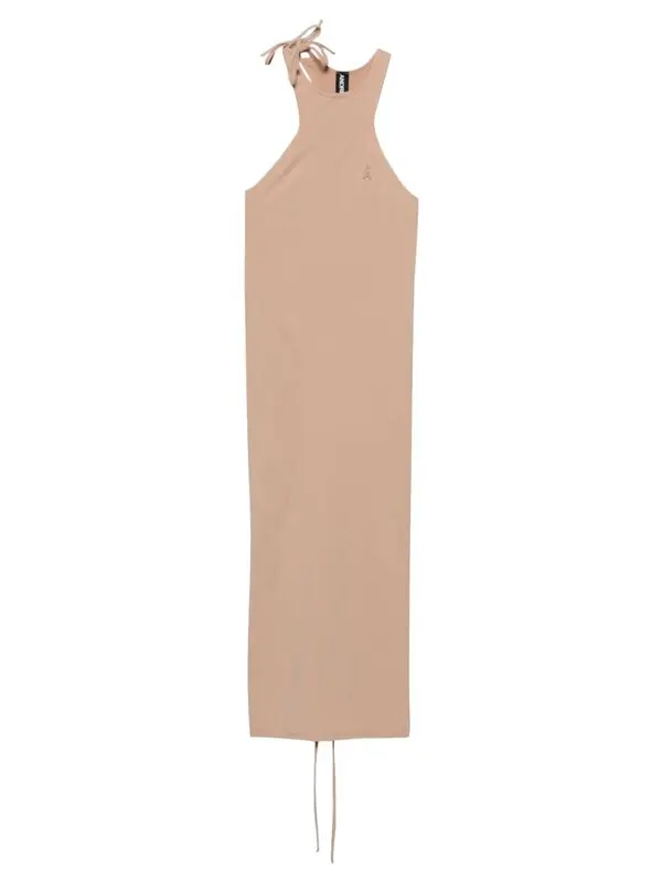ANDREĀDAMO Sleeveless Jersey Midi Dress - Neutrals