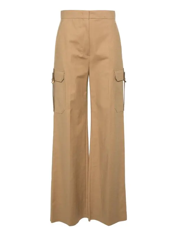 Max Mara Edda High-waisted Cargo Trousers - Neutrals