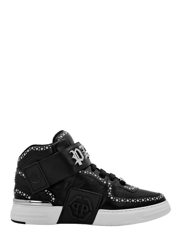 Philipp Plein Gothic Plein Mid-top Sneakers - Black
