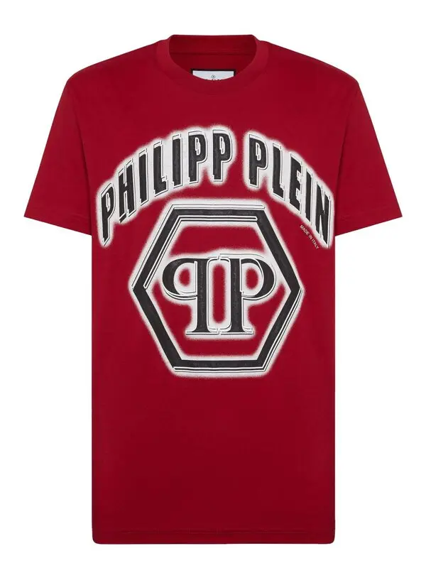 Philipp Plein Logo-print Cotton T-shirt - Red