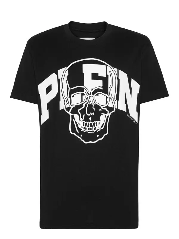 Philipp Plein Skull-print Cotton T-shirt - Black