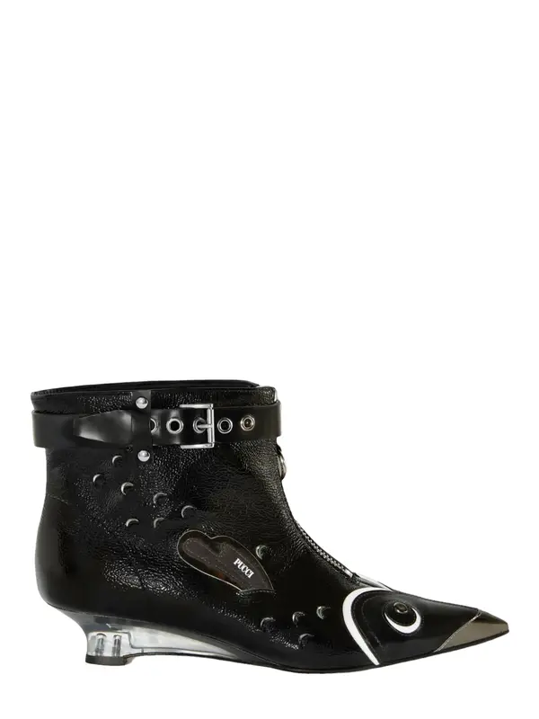 Emilio Pucci Biker Boots - Black