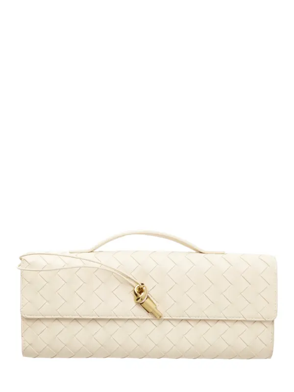 bottega veneta - Bottega Veneta Long Andiamo Intrecciato Clutch