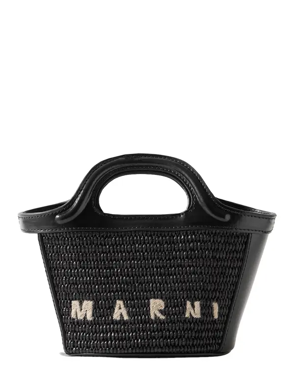 Marni Tropicalia Micro Tote - Black